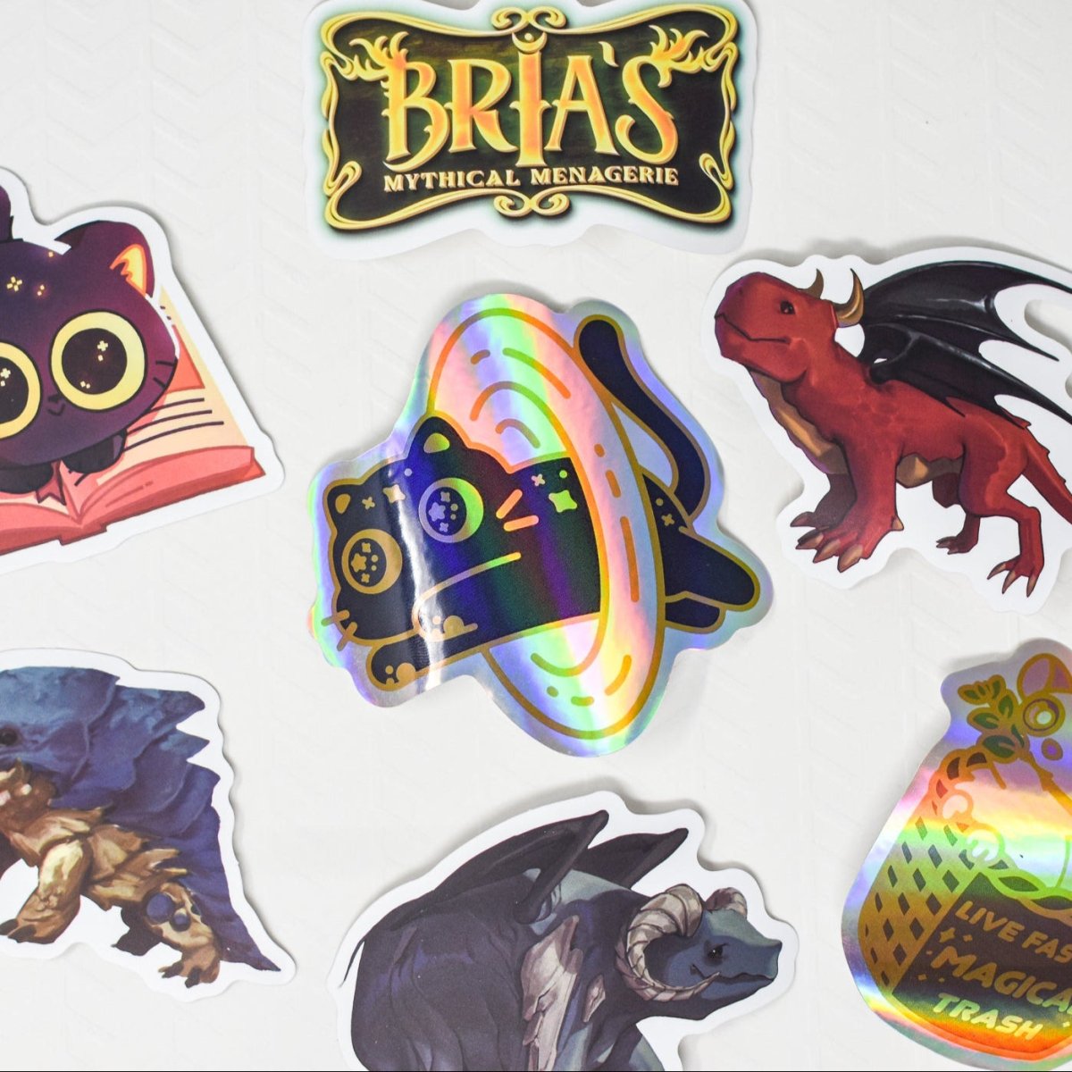 Bria's Mythical Menagerie for D&D 5e Sticker Pack – CuddleCore