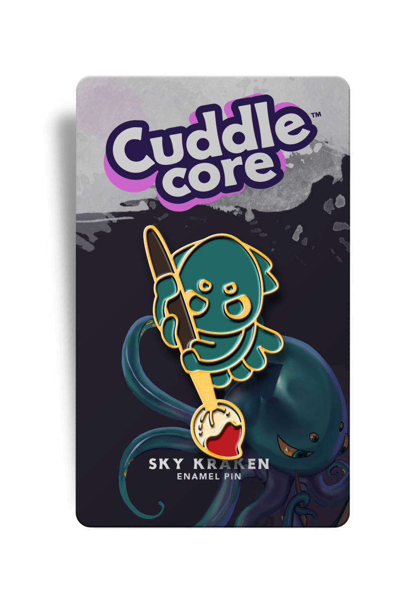 Kubo the Sky Kraken Enamel Pin – CuddleCore