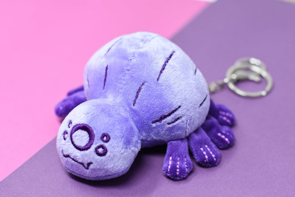 Mimi the Mini Giant Jumping Spider Keychain – CuddleCore